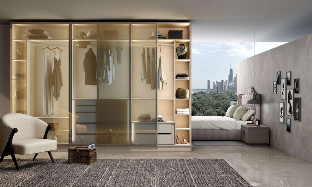 Glass Wardrobes Designs Ideas