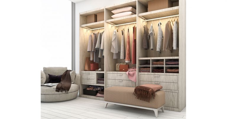 Open Wardrobe Designs Ideas