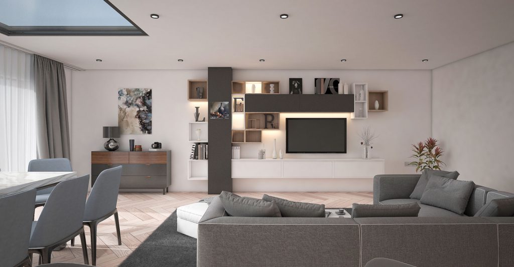 Modern media unit design ideas for your home | TEL Kitchens