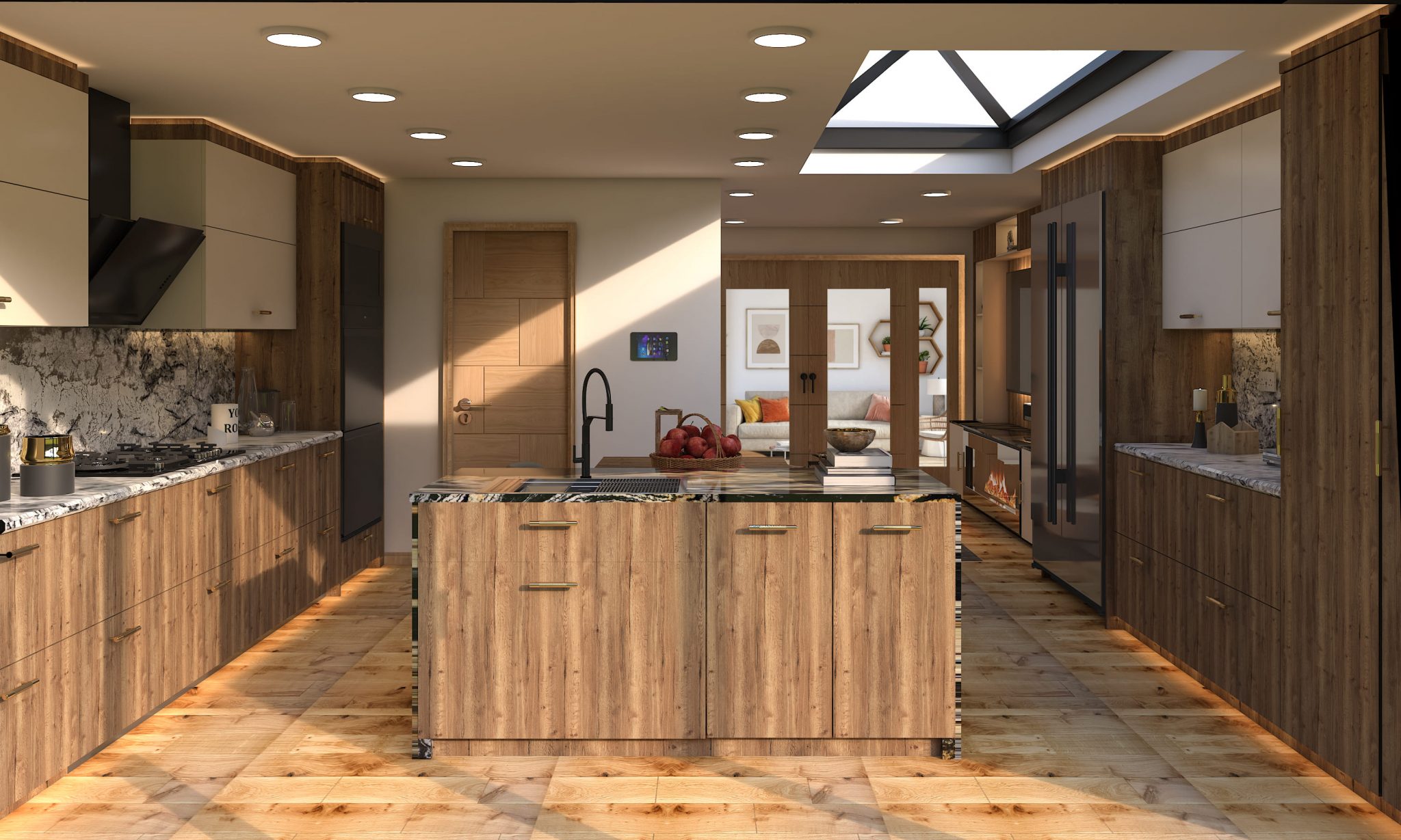 10+ Stunning Kitchen Extension Ideas: Modern Bespoke Kitchen