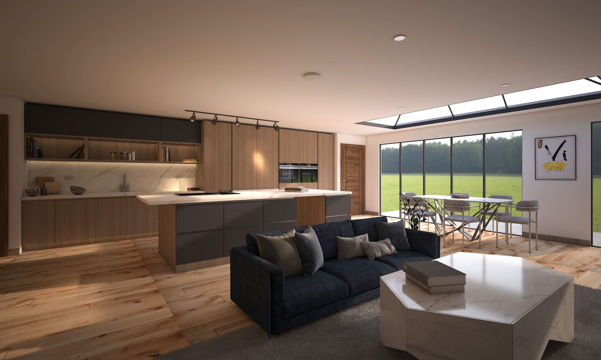 10+ Stunning Kitchen Extension Ideas: Modern Bespoke Kitchen