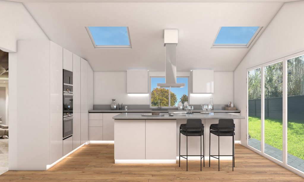 10+ Stunning Kitchen Extension Ideas: Modern Bespoke Kitchen