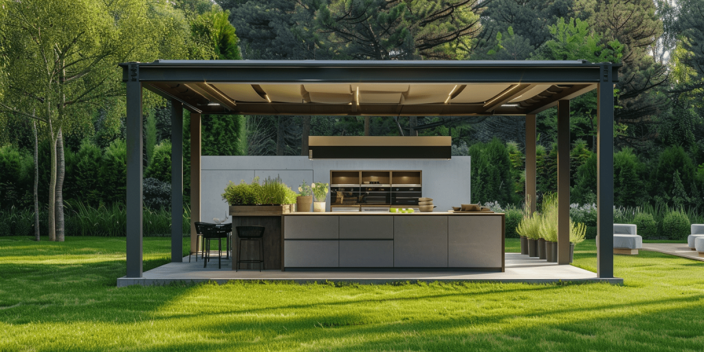 Covered Outdoor Kitchen Ideas: 20 New Covered Kitchens Designs