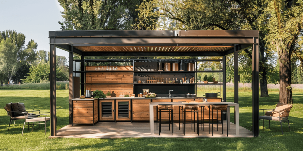 Covered Outdoor Kitchen Ideas: 20 New Covered Kitchens Designs