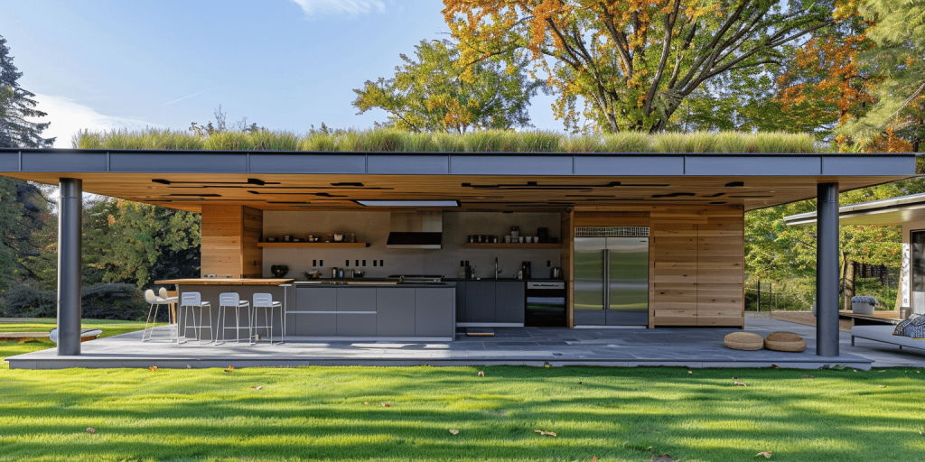 Covered Outdoor Kitchen Ideas: 20 New Covered Kitchens Designs