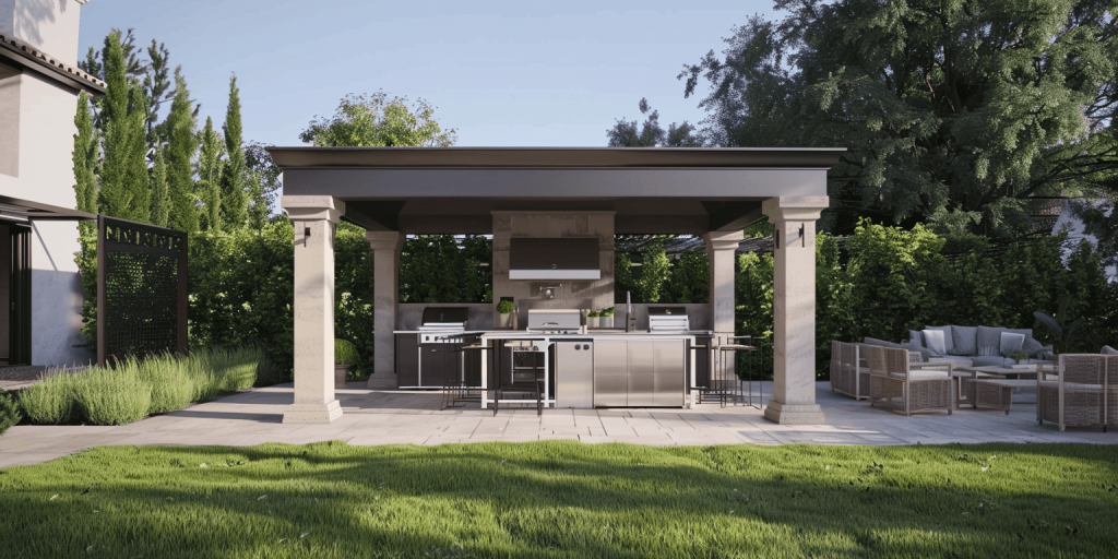 Covered Outdoor Kitchen Ideas: 20 New Covered Kitchens Designs