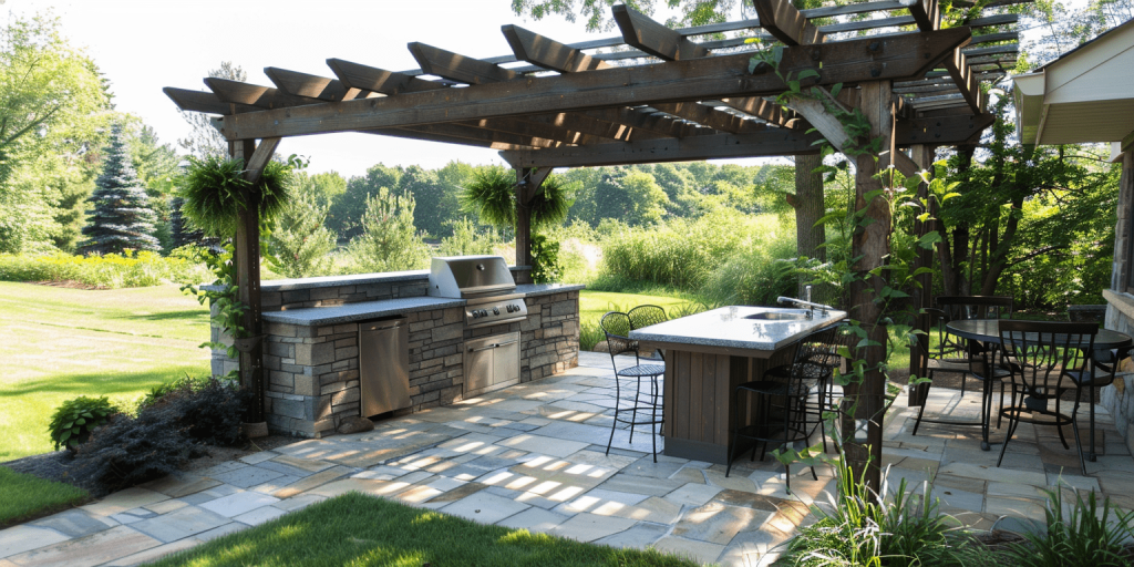Covered Outdoor Kitchen Ideas: 20 New Covered Kitchens Designs