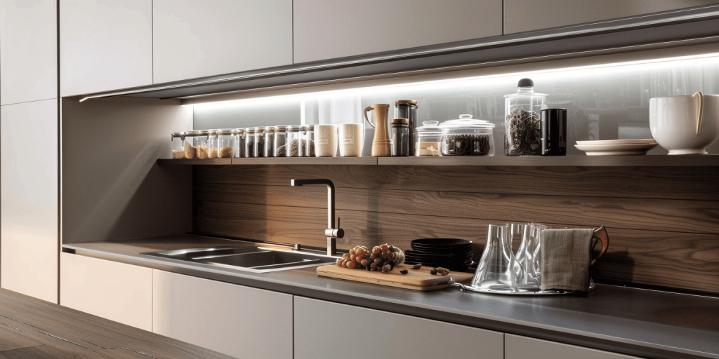Open Shelving Kitchen Ideas | Modern Shelf Kitchens Designs