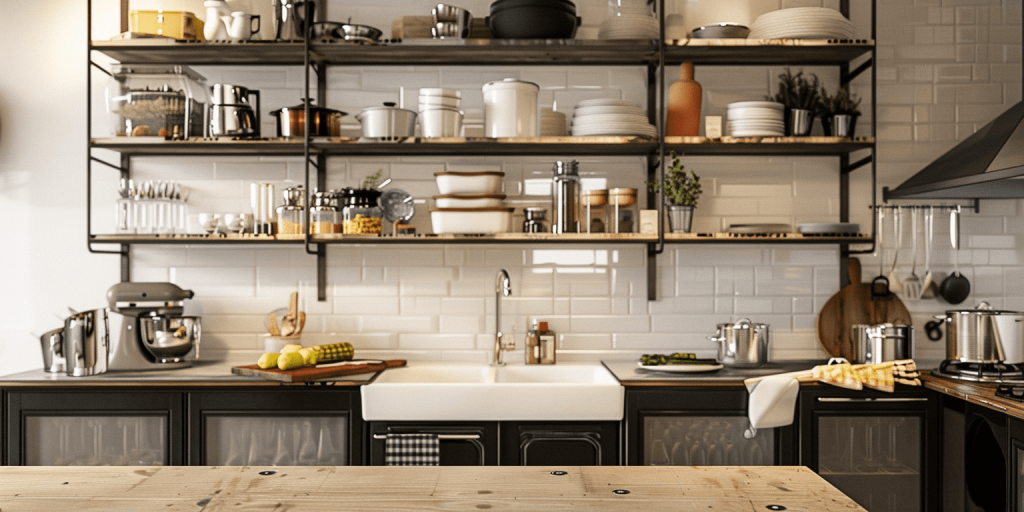 Open Shelving Kitchen Ideas | Modern Shelf Kitchens Designs